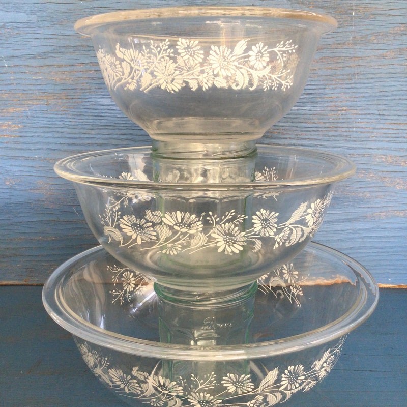 Pyrex Bowl Set - Etsy