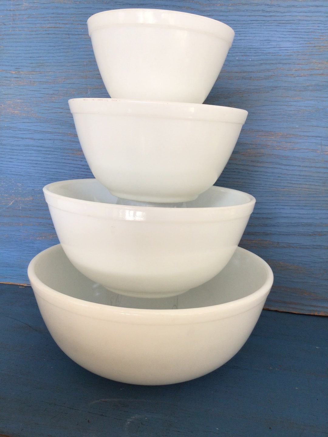 Pyrex . Vintage Opal Pyrex Bowl Set. - Etsy