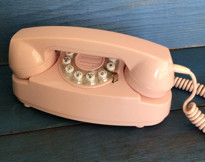 Vintage Telephone . Pink Telephone. - Etsy