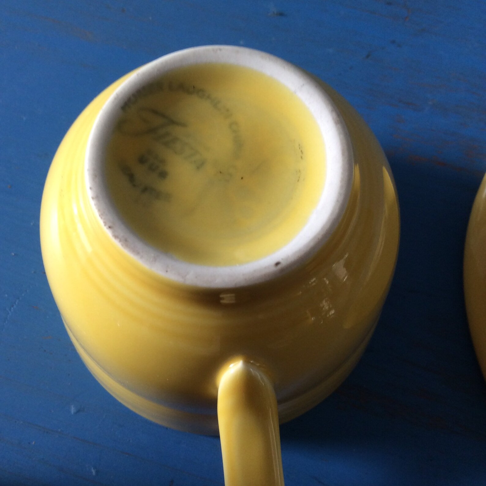 Fiesta Ware Tea Cup Set Yellow Fiesta Ware Set . | Etsy