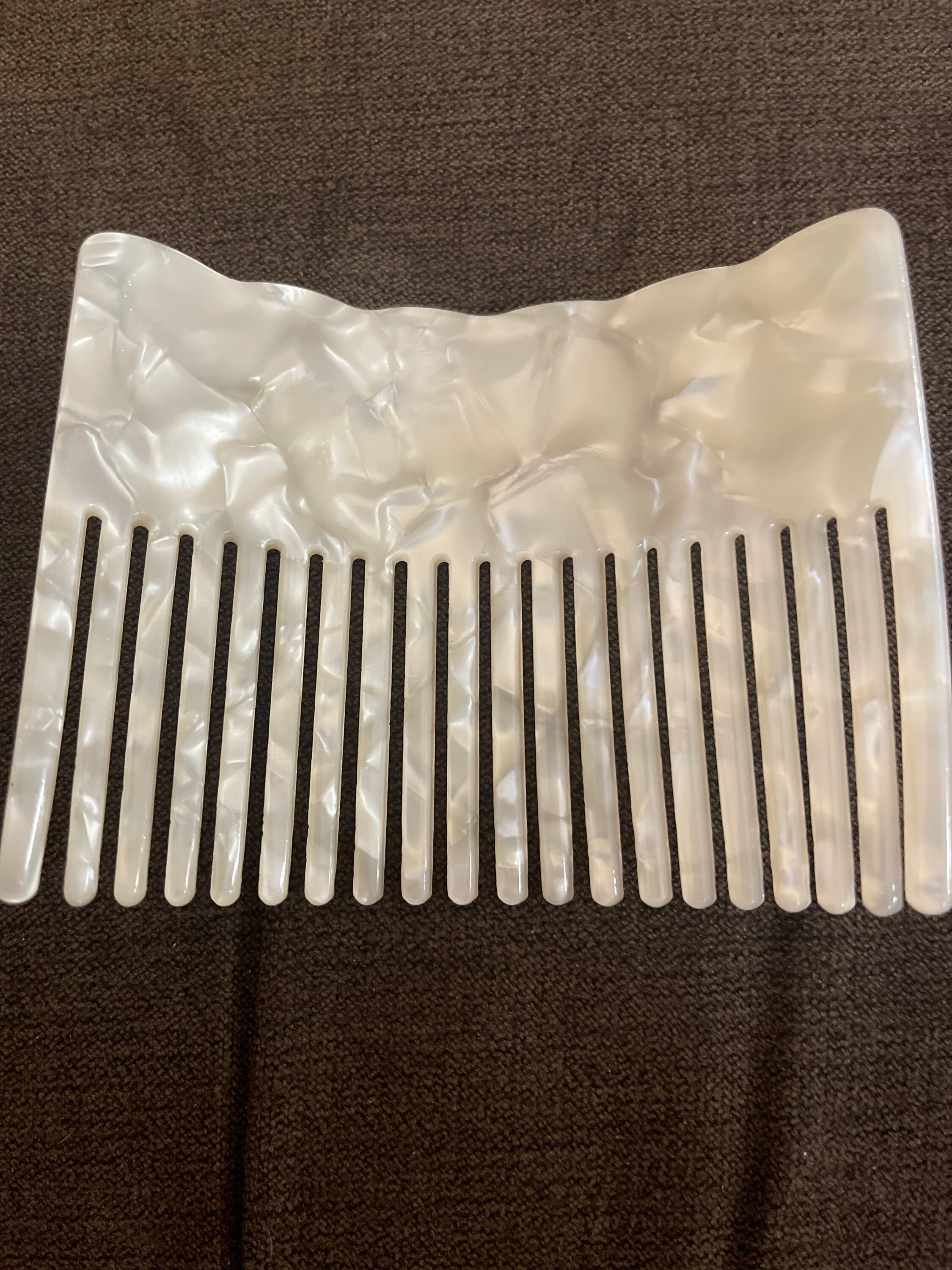 Hawaiian Samoan Acrylic White Faux Tortoise Turtle Shell Hair Comb - Etsy