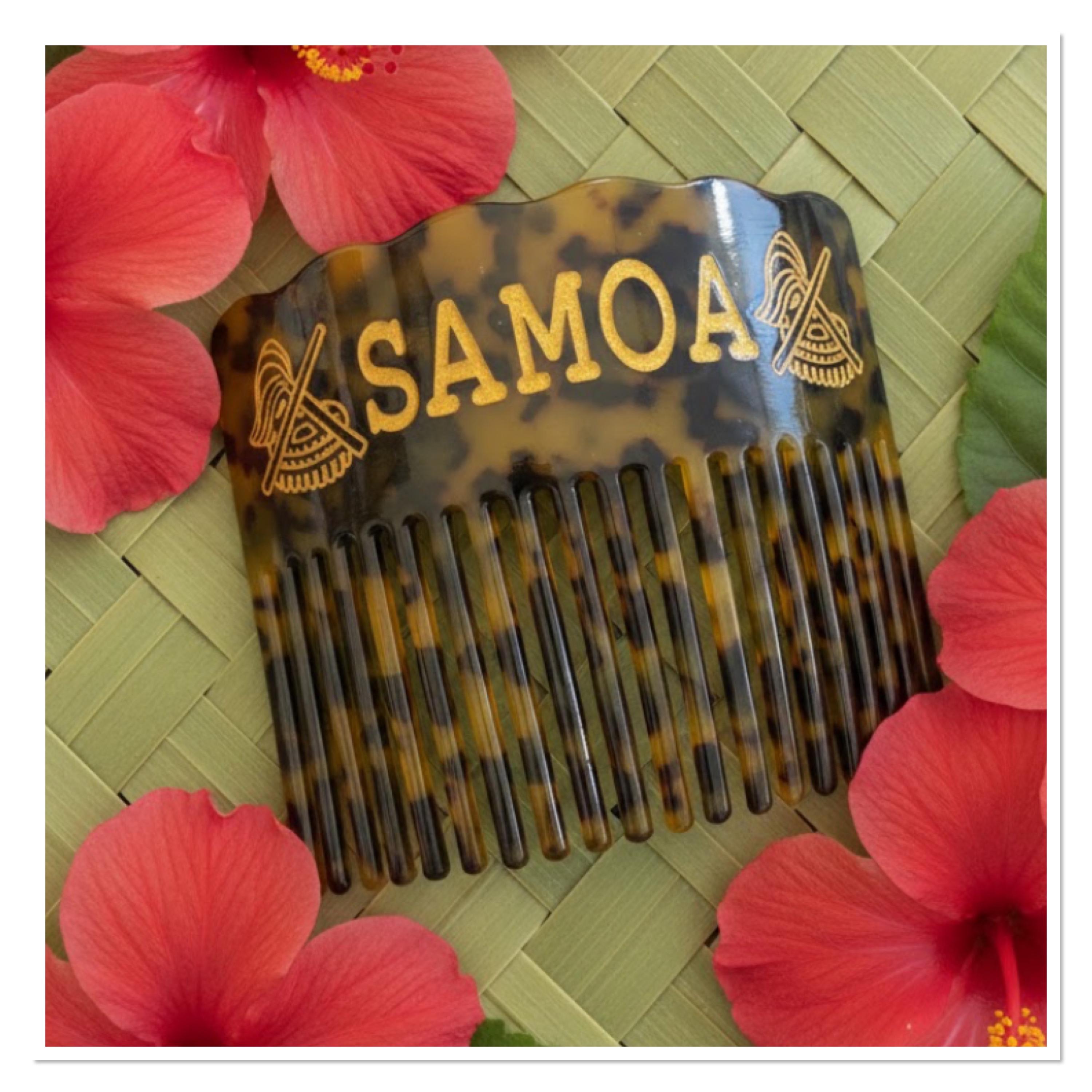 Hawaiian Samoan Acrylic Faux Tortoise Turtle Shell Hair Comb - Etsy