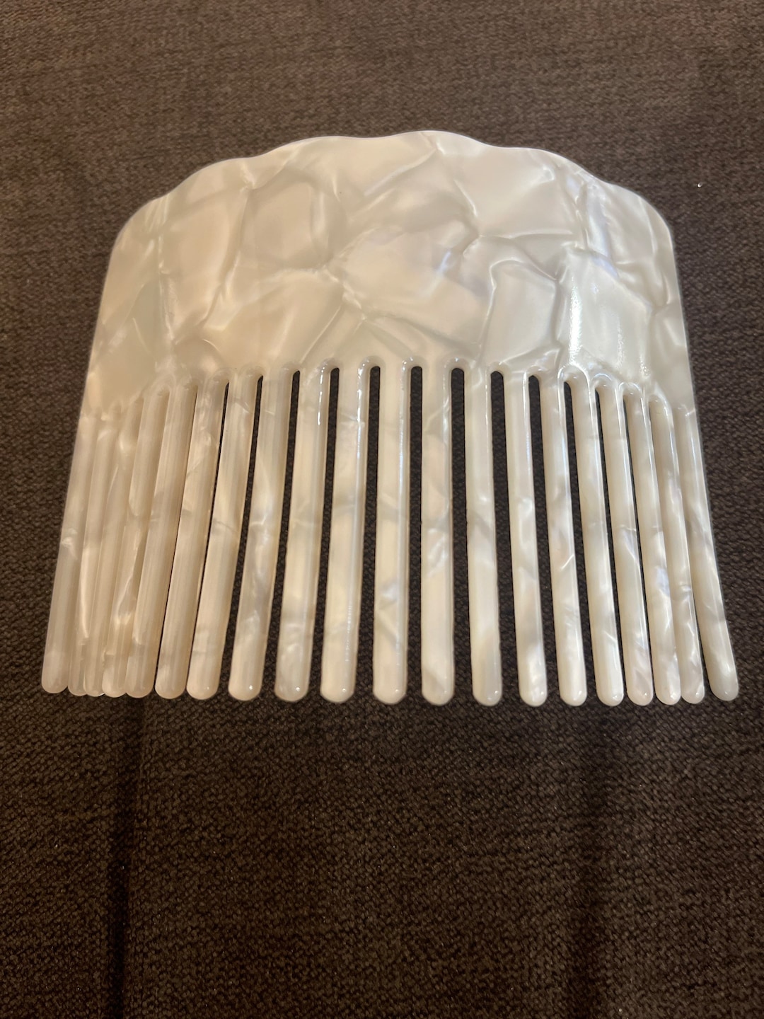 Hawaiian Samoan Acrylic White Faux Tortoise Turtle Shell Hair Comb - Etsy