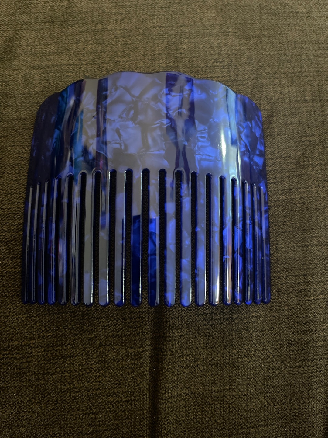 Hawaiian Samoan Acrylic Blue Faux Tortoise Turtle Shell Hair Comb - Etsy