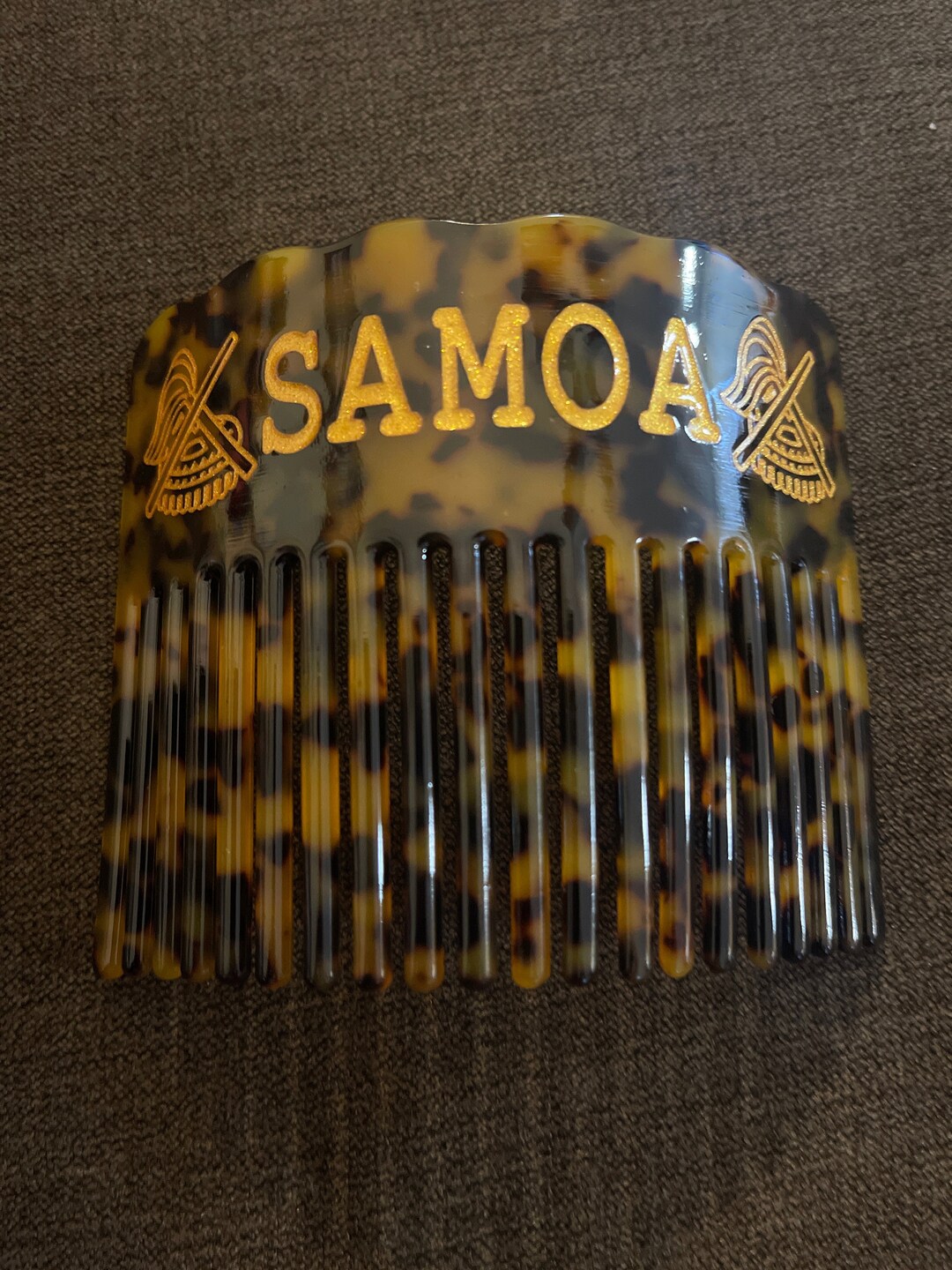 Hawaiian Samoan Acrylic Faux Tortoise Turtle Shell Hair Comb - Etsy
