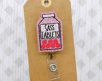 Sass Badge Holder - Etsy