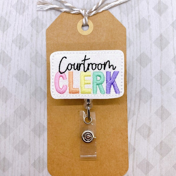 Clerk Badge - Etsy