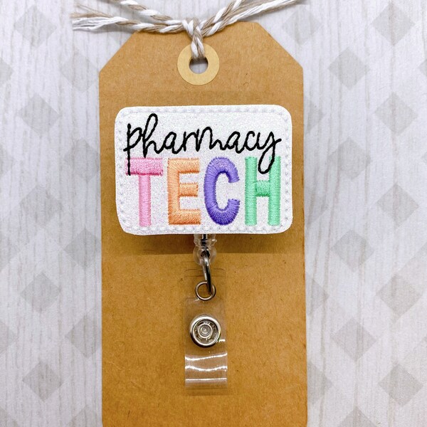 Pharmacy Tech Badge - Etsy