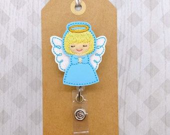 Angel Wings Badge Holder - Etsy