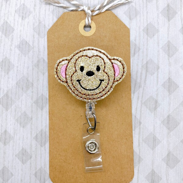 Monkey Badge - Etsy