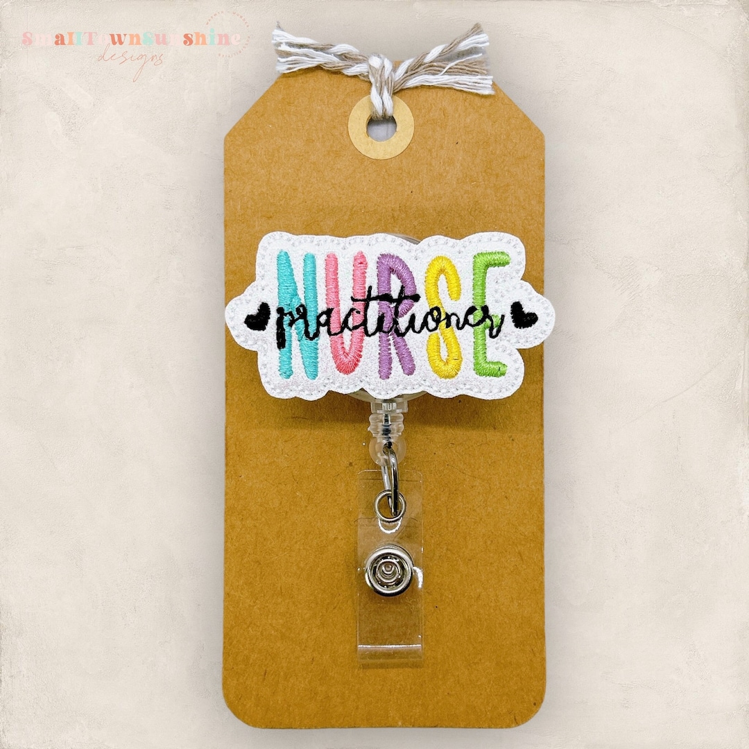 Nurse Practitioner Badge Reel, NP Badge Reel, Medical Lanyard ...