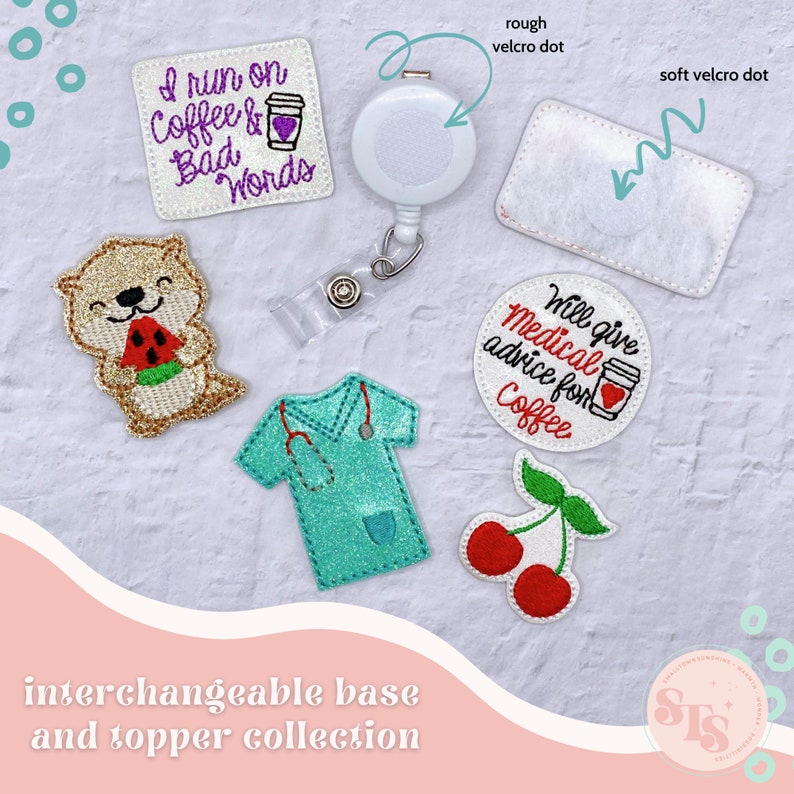 I Love Tiny Humans Badge Reel Peds Badge Holder Nursing | Etsy