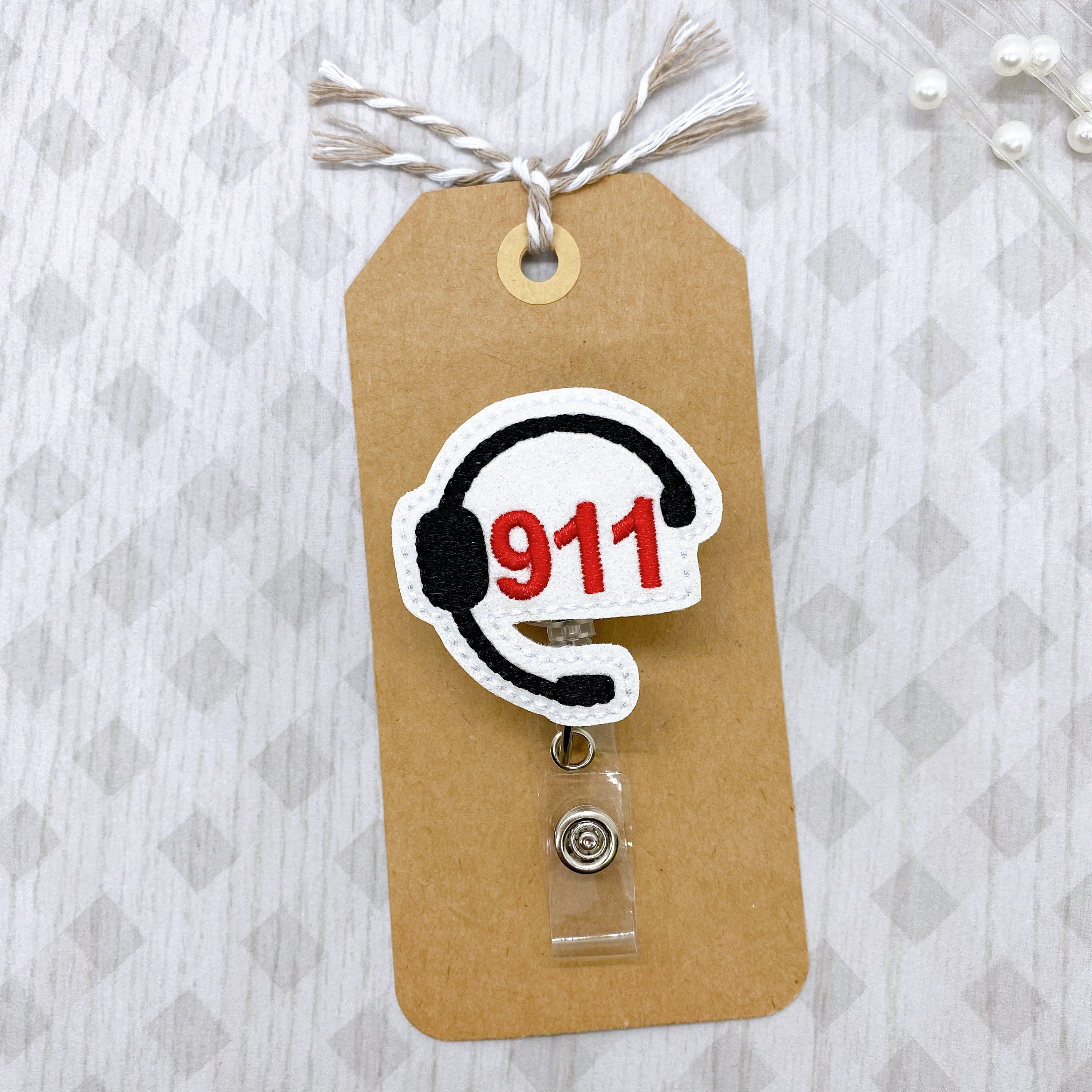 911 Dispatcher Badge Reel Call 911 Badge Reel Emergency ID - Etsy
