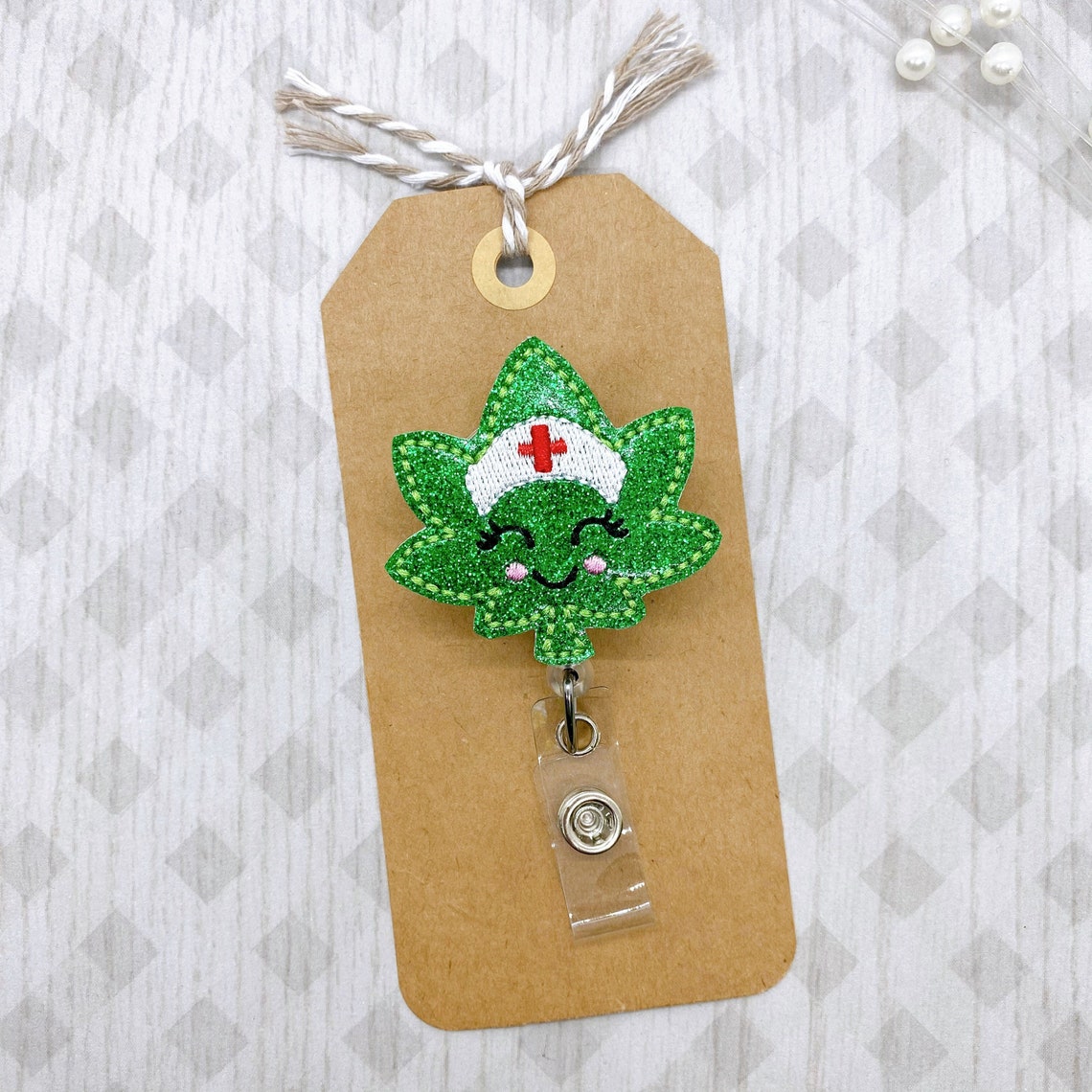 Medical Marijuana Badge Reel Medical Plant Badge Reel | Etsy
