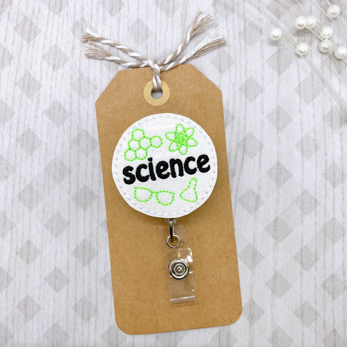 Science Badge Reel Science Teacher Badge Reel Science - Etsy