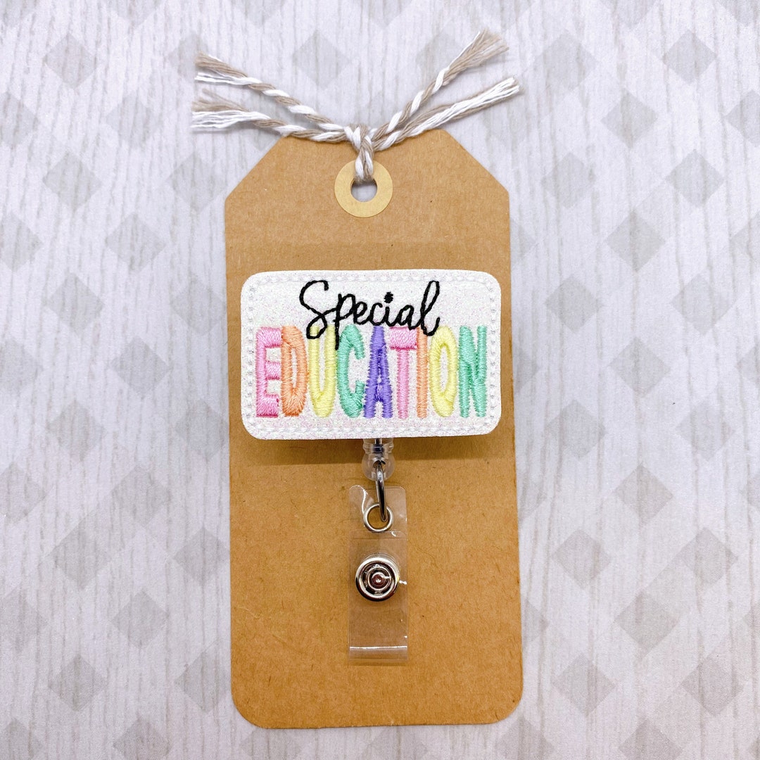Special Education Badge Reel, Special Ed Badge Holder, School Lanyard ...