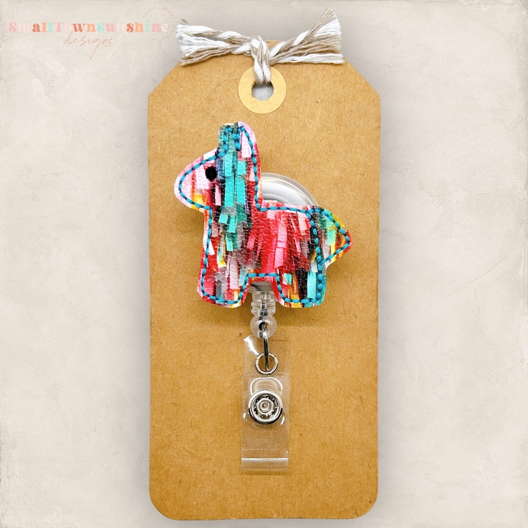 Piñata Badge Reel, Cinco De Mayo Badge Reel, Party Badge Reel, Nurse ...