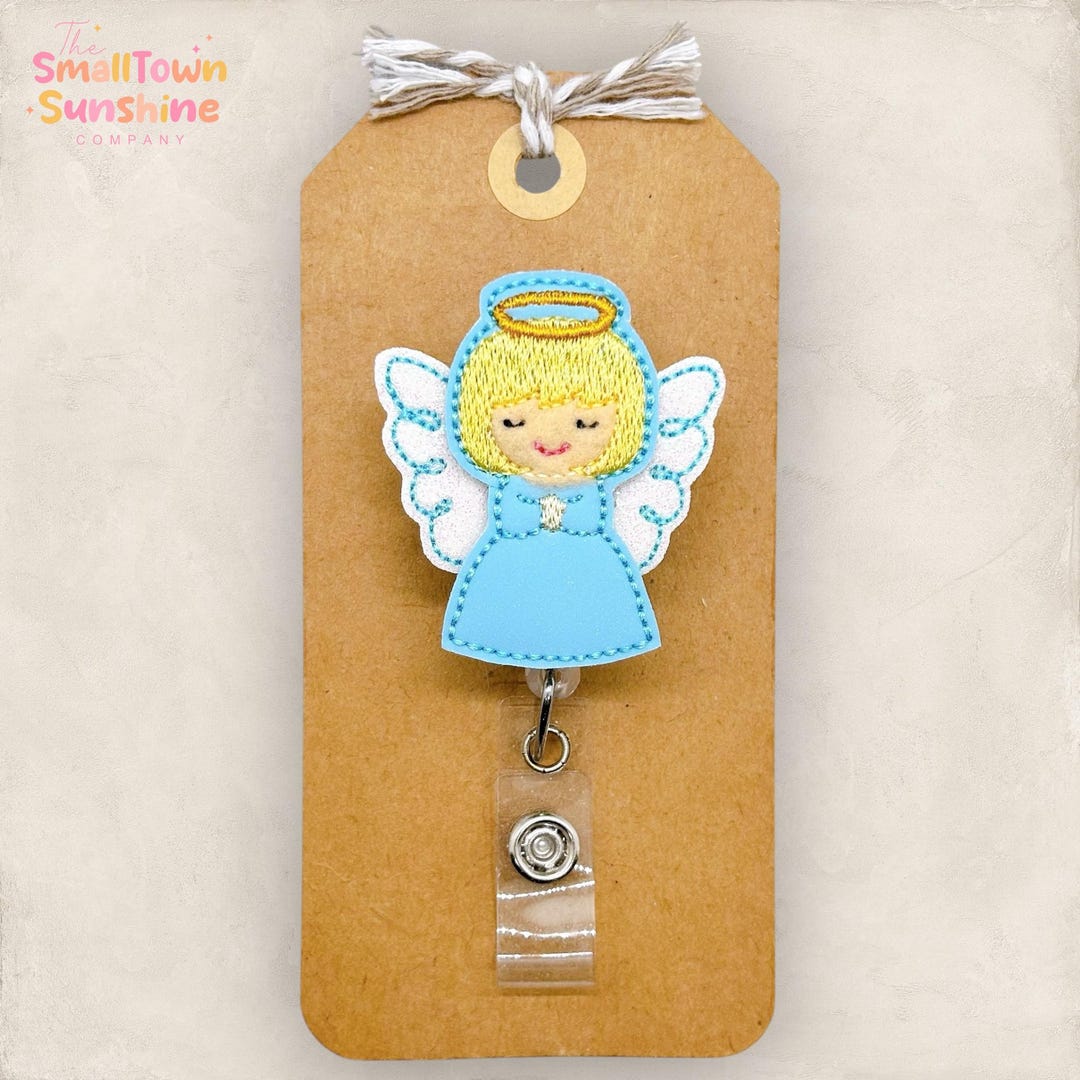 Nativity Angel Badge Reel, Christmas Angel Badge Reel, Nurse Badge Clip ...