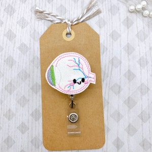 Eyeball Badge Reel Optometrist Badge Reel Optometry Gifts - Etsy