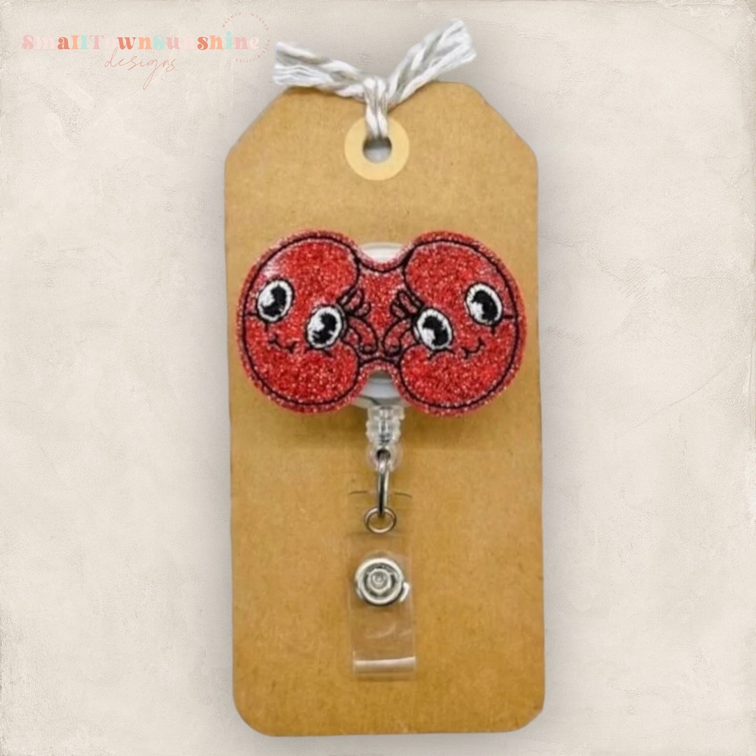 Kidneys Badge Reel, Urologist Badge Reel, Urology ID Holder, Kidney ...