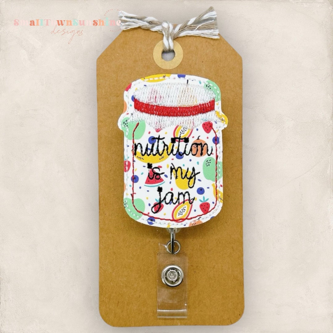 Nutrition is My Jam Badge Reel, Registered Dietitian Badge Reel ...