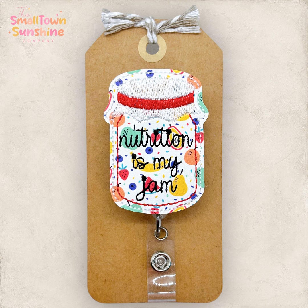 Nutrition is My Jam Badge Reel, Registered Dietitian Badge Reel ...