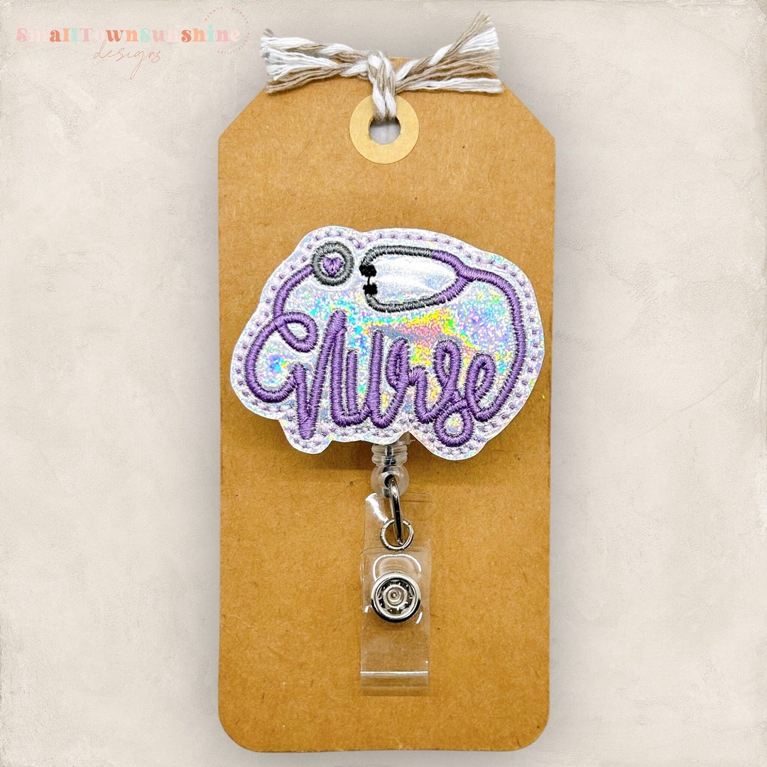 Nurse Stethoscope Badge Reel, Nursing Badge Reel, Nurse Appreciation ...