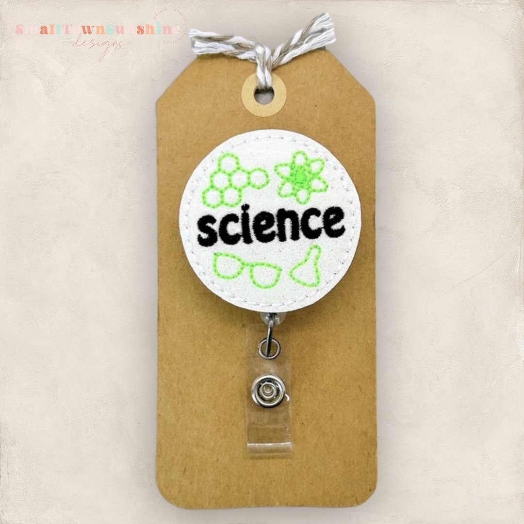 Science Badge Reel Science Teacher Badge Reel MLS Badge - Etsy