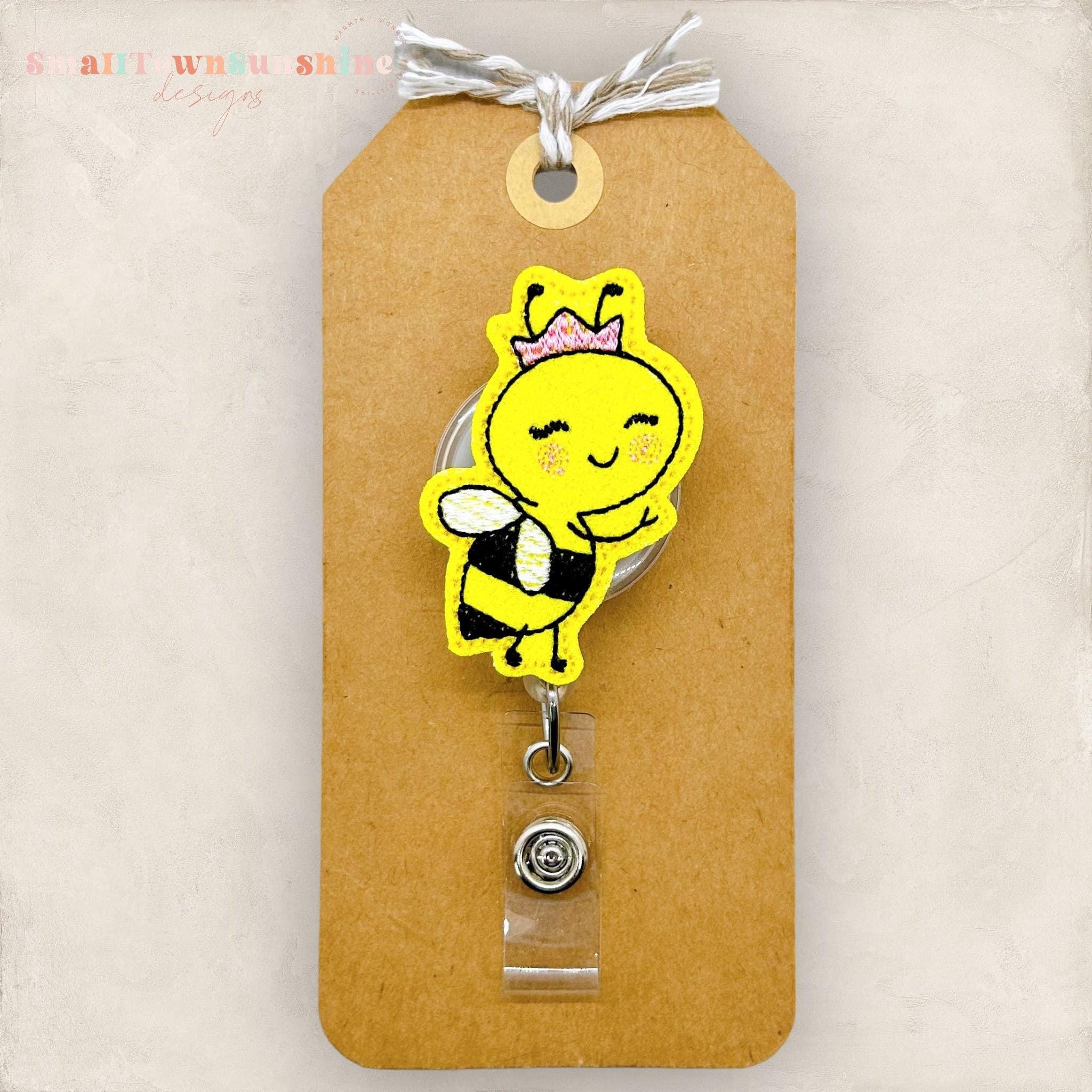 Queen Bee Badge Reel, Honeybee Badge Holder, Nurse Badge Reel, Teacher ...