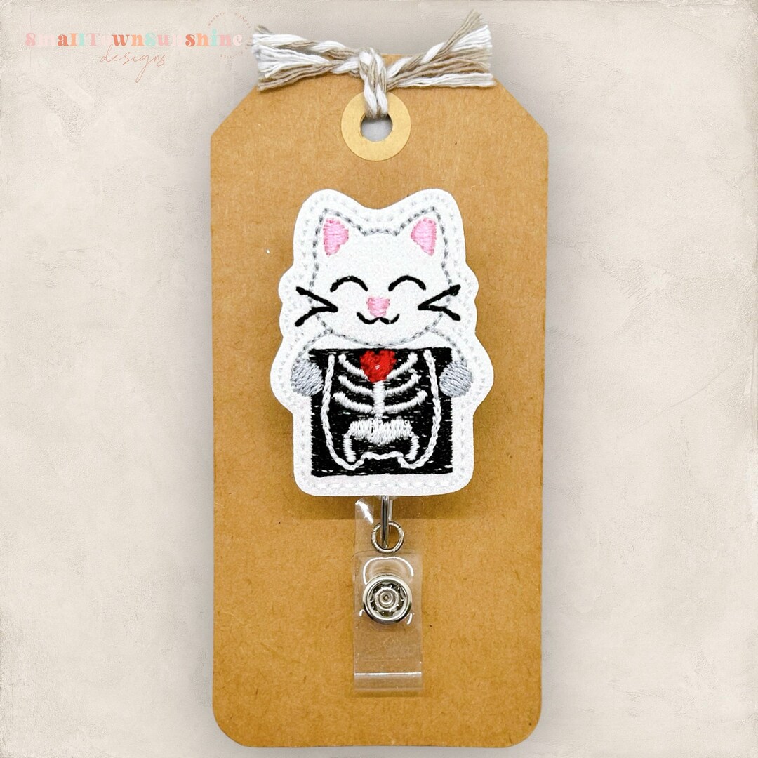 Cat Scan Badge Reel, Radiology Tech Badge Reel, Xray Tech Badge Clip ...