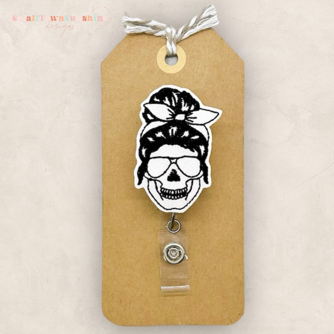 Dead Inside Badge Reel Tired Mom Badge Clip Funny Badge - Etsy