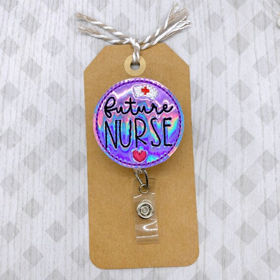 Future Nurse Badge Reel Nursing Student Badge Reel Med - Etsy