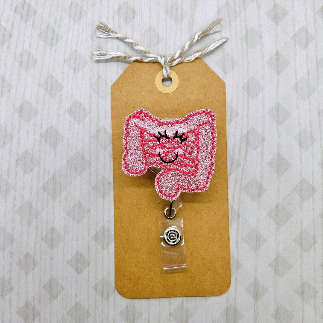 Intestines Badge Reel, GI Badge Reel, Anatomical Intestines Reel, Nurse ...
