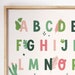 Plant Alphabet Print, Botanical ABC Poster, Classroom Poster, Plant Art ...