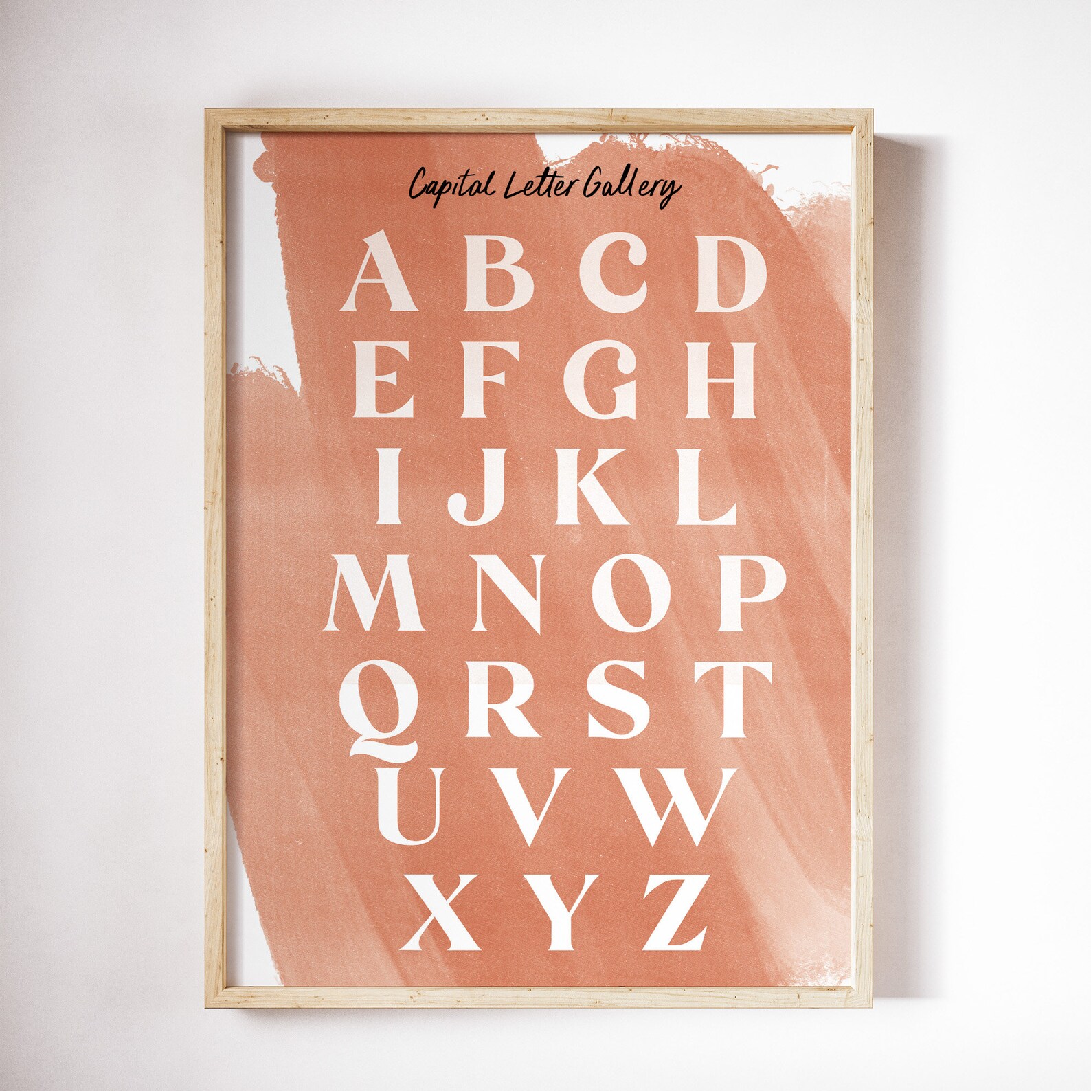 Personalized Initial Name Print nursery decor girls bedroom | Etsy