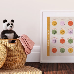 Today I Feel... Poster, Feelings and Emotions Poster, Emotions Chart ...