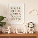 Plant Alphabet Print Botanical ABC Poster Classroom Poster - Etsy