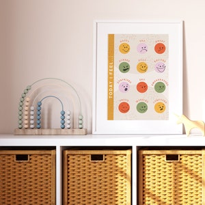 Today I Feel... Poster, Feelings and Emotions Poster, Emotions Chart ...