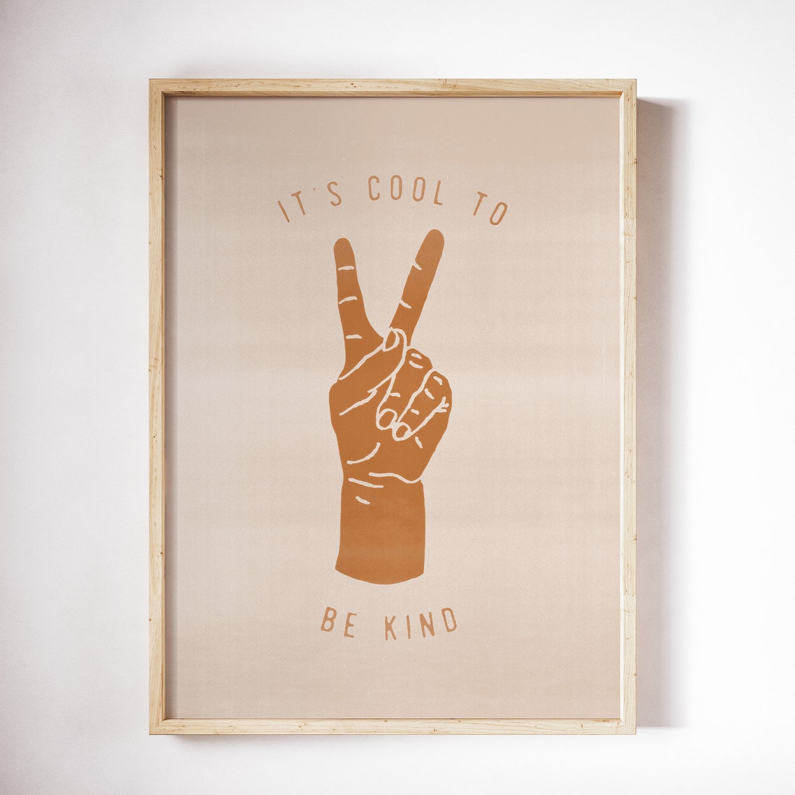 It's Cool to Be Kind Art Print Kids Gallery Wall | Etsy