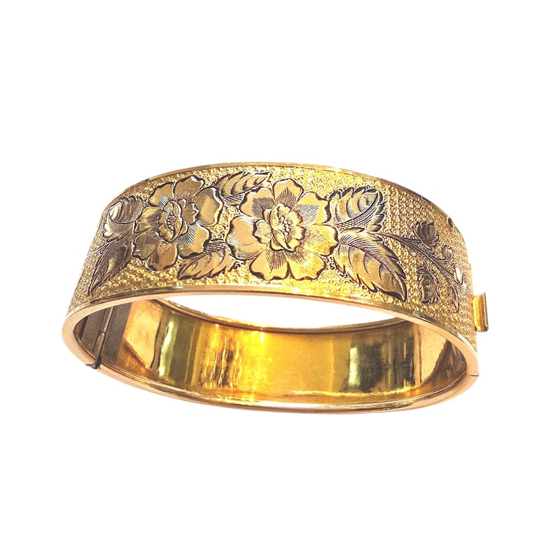 1950 Hinge Bangle Bracelet - Etsy