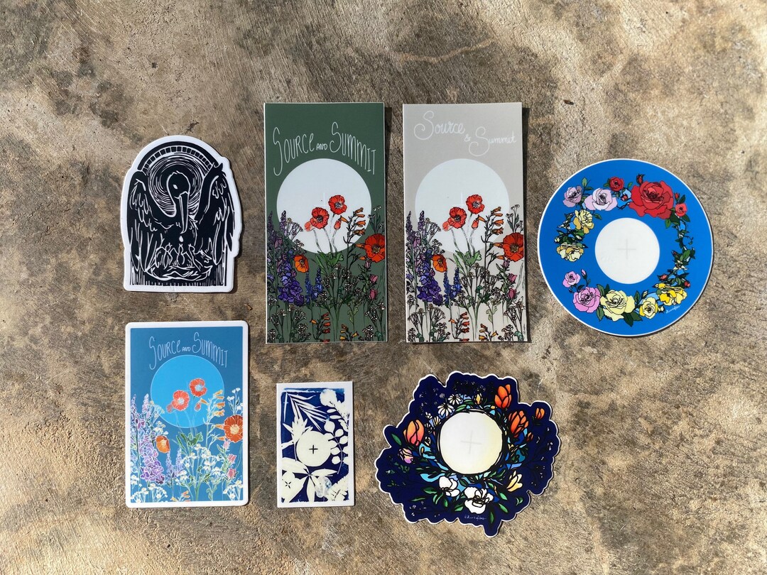 Adoration Sticker Bundle set of 3 or 5 - Etsy