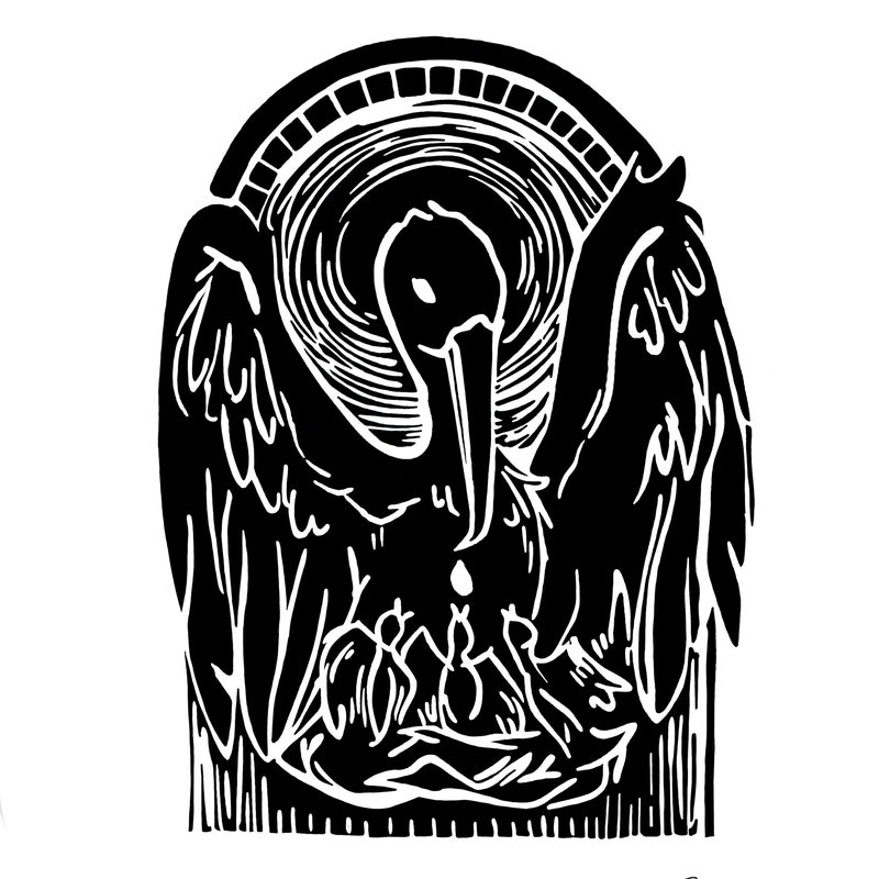 Pelican Print Block - Etsy
