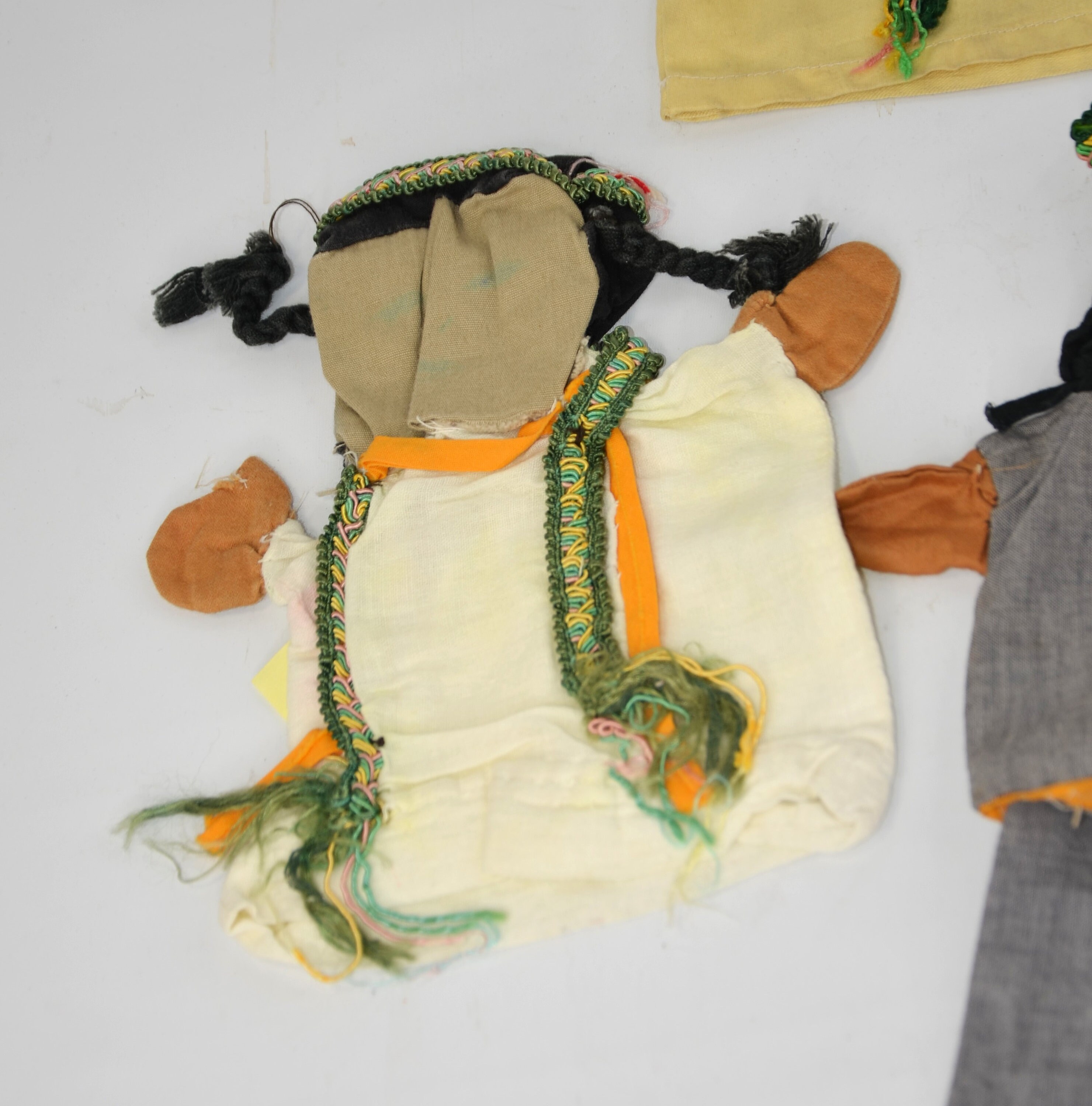 Native American Hand Puppets Lot of 5 Handmade Thanksgiving Indians ...