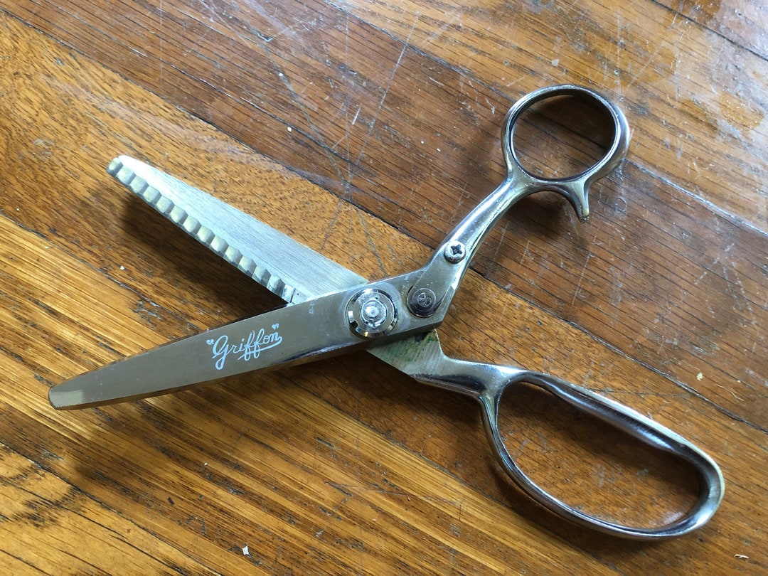 Vtg Griffon Steel Pinking Shears - Etsy