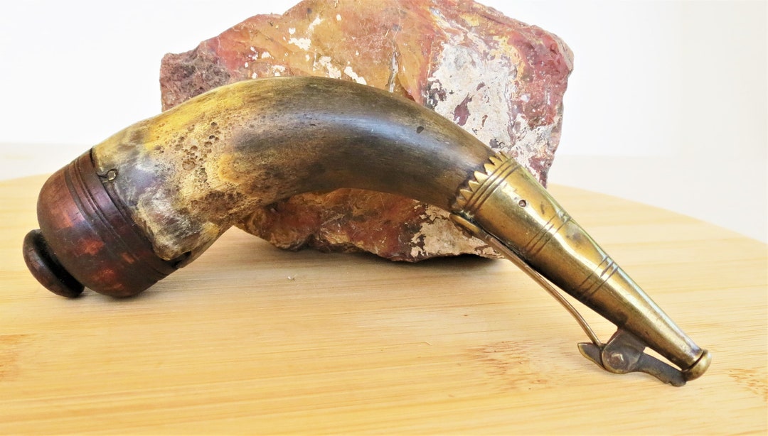 Circa War of 1812, Black Powder, Priming Horn - Etsy