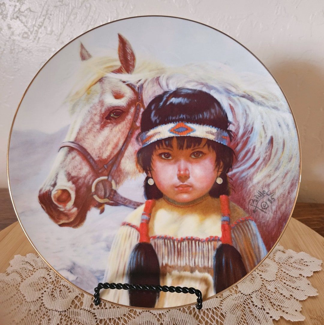 Gregory Perillo 1986 Limited Edition, Collectors Plate, kindred Spirits ...
