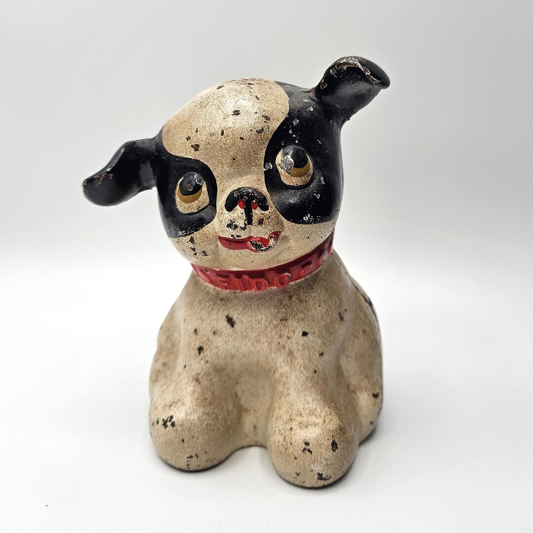 Circa 1920n to 1930, Hubley, "fido", Cast Iron Penny Bank - Etsy