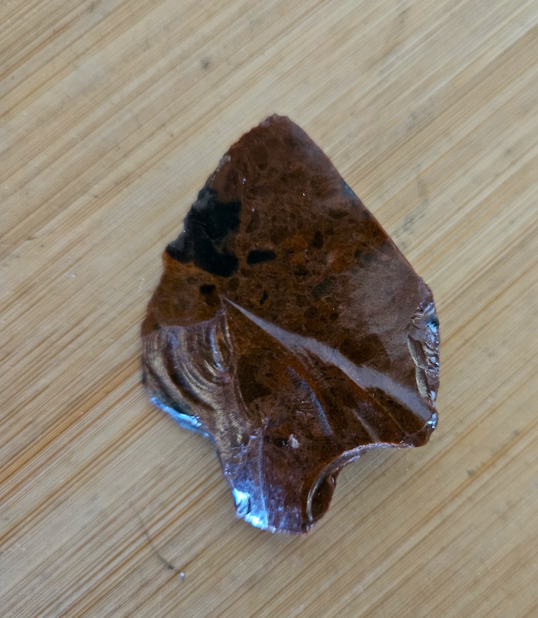Archaic Period, Gypsum Cave Stemmed Point, Collected/dug by a Family ...