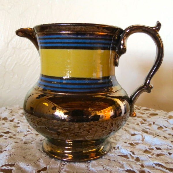 Lusterware Pitcher - Etsy