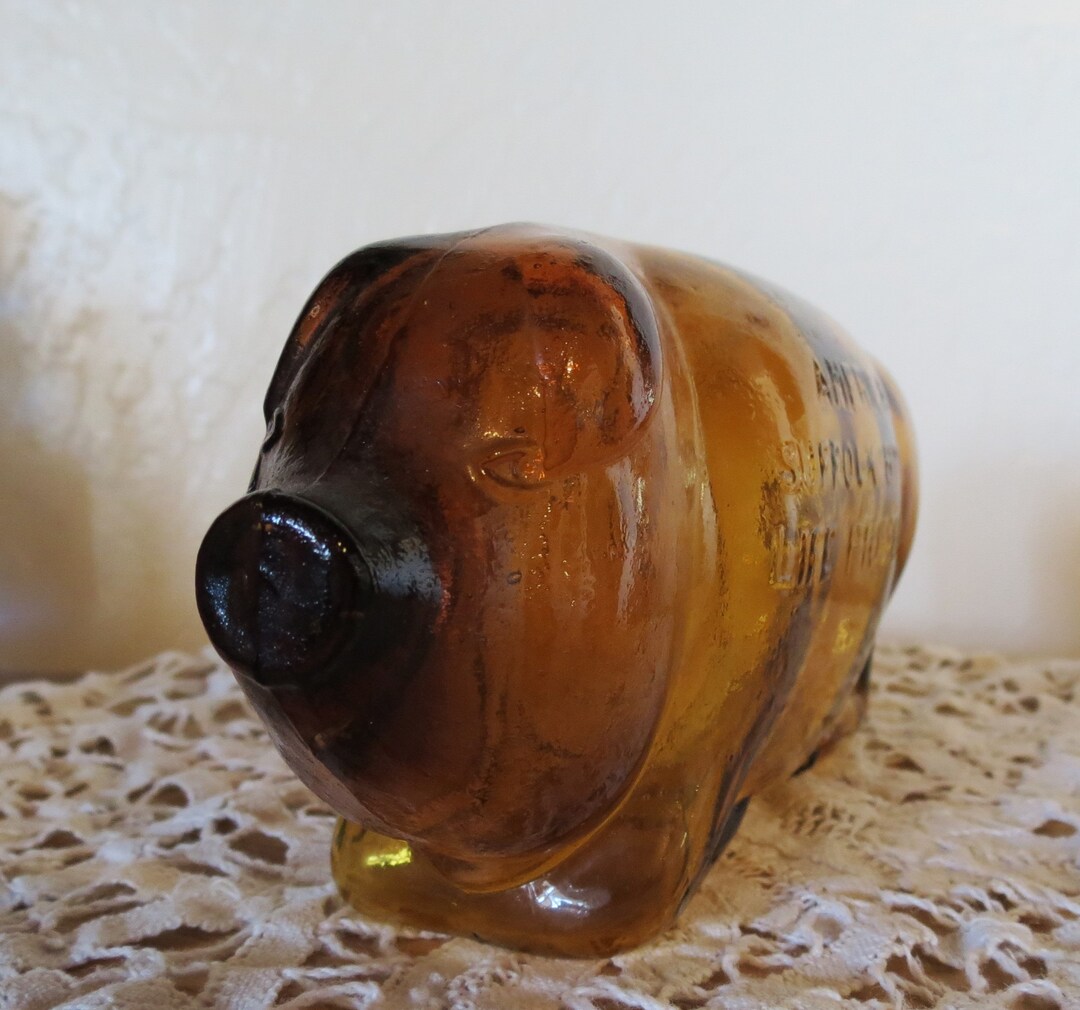 1970's Reproduction, "america's Suffolk Bitters Life Preserver', Amber ...